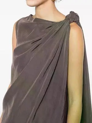 ELEH Knot Draped Tank Top