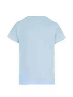 Pinko Cotton Jersey T-shirt With Love Birds Logo - Blue