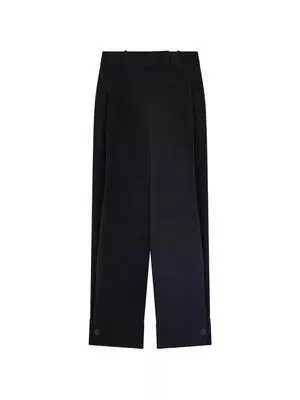 Giorgio Armani Silk Trousers - Black