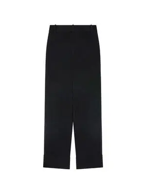 Giorgio Armani Silk Trousers - Black