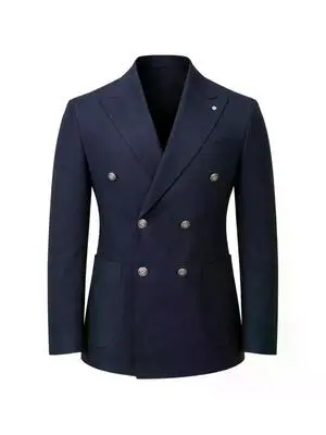 BHARNABA Peak-lapel Double-breasted Blazer
