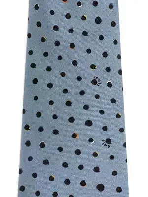 Fendi Polka Dot Silk Tie