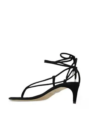 Dsquared2 Tie Ankle Strap Sandals - Black