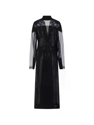 YEHUAFAN Semi-sheer Tulle Coat