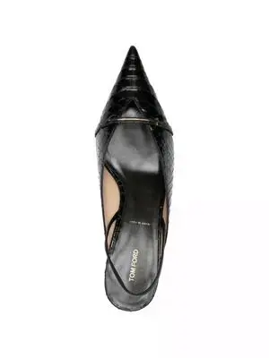 TOM FORD Sling-back Leather Pumps