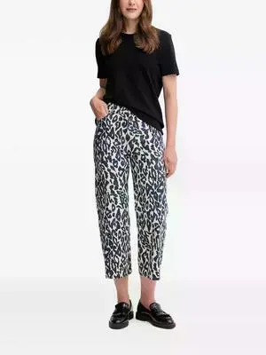 GAUDI Animal-print Cropped Jeans