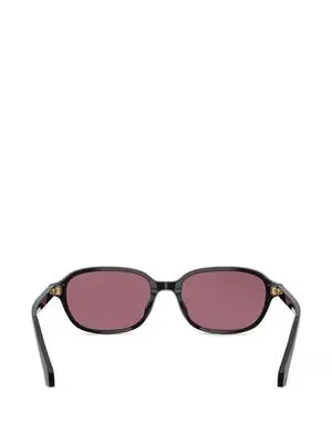 Versace Rectangle-frame Sunglasses - Black