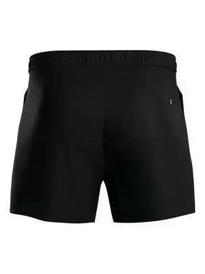 BOSS Logo-detail Drawstring Swim Shorts - Black