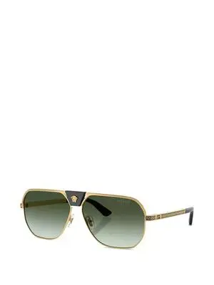 Versace Medusa Head Aviator Sunglasses