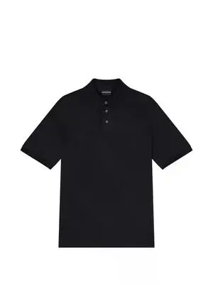 Emporio Armani Textured Polo Shirt