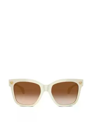 Versace Medusa Head Square Frame Sunglasses - Neutrals
