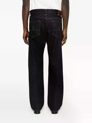 Ralph Lauren Selvedge Logo Trousers - Blue