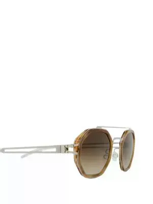 Mykita Arturo Octagonal Frame Sunglasses
