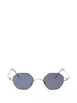 LINDBERG Geometric Frame Sunglasses - Silver