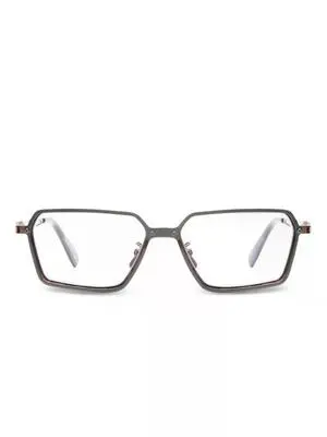 KUBORAUM Geometric Frame Glasses - Silver