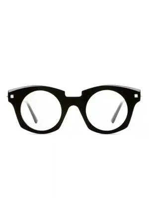 KUBORAUM J6 Round-frame Glasses - Black
