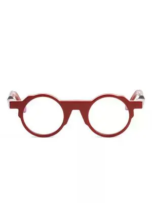 VAVA EYEWEAR Round-frame Glasses - Red
