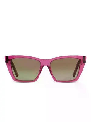 Saint Laurent Sl 276 Mica Square-frame Sunglasses - Pink