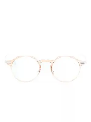CUTLER & GROSS Round-frame Glasses - Orange