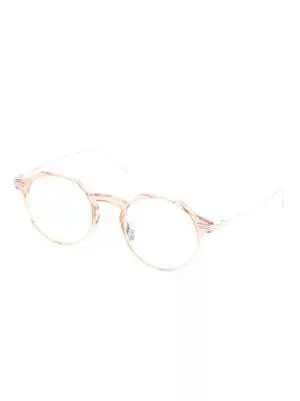 CUTLER & GROSS Round-frame Glasses - Orange