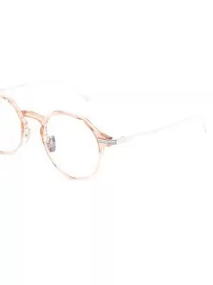 CUTLER & GROSS Round-frame Glasses - Orange