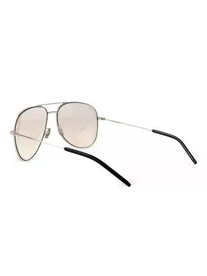 Saint Laurent Classic 11 Aviator Sunglasses - Grey