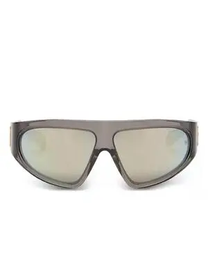 Balmain B-escape Geometric-frame Sunglasses - Grey