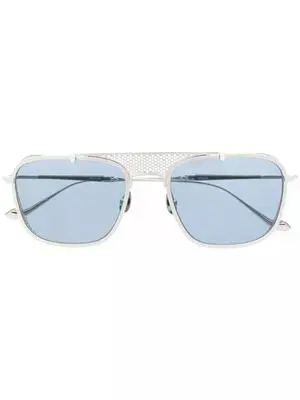 Matsuda Square-frame Tinted Sunglasses - Silver