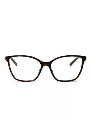 Gucci Gg1995o Logo Eyeglasses - Brown