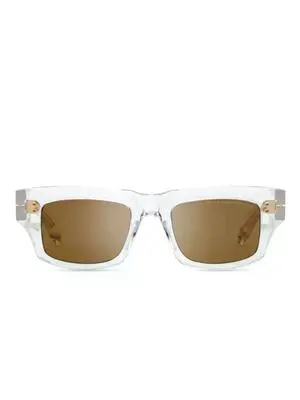 Dita Square-frame Sunglasses - White