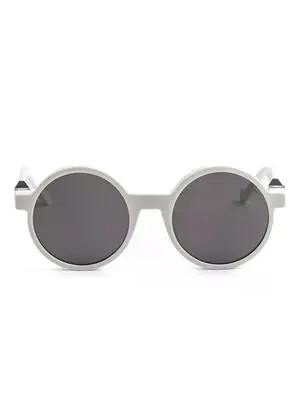 VAVA EYEWEAR Round Frame Sunglasses - White