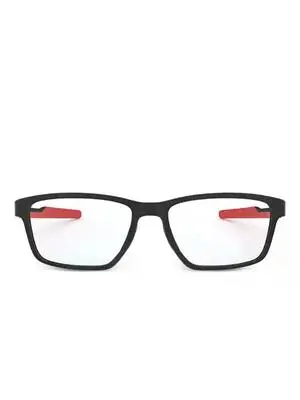 Oakley Metalink Rectangle-frame Glasses - Black