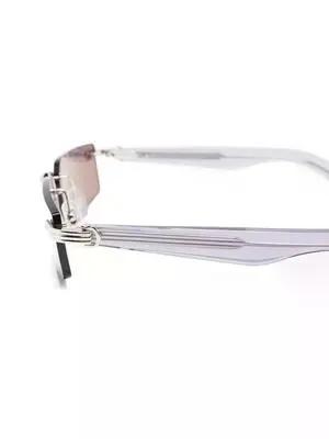 CARTIER Rectangle-frame Sunglasses