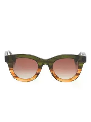 Thierry Lasry Consistency Round-frame Sunglasses - Green