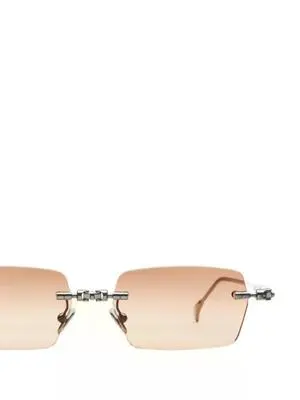 KUBORAUM H61 Rimless Sunglasses - Silver