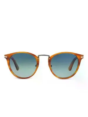 Persol Round Frame Sunglasses - Brown