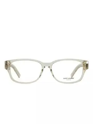 Saint Laurent Rectangle-frame Eyeglasses - Neutrals