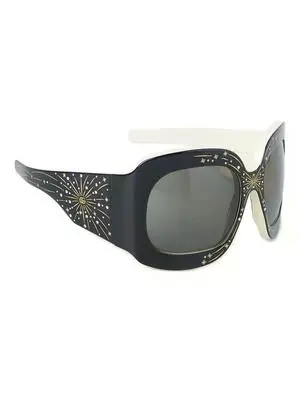 Gucci Firework-embellished Square Sunglasses