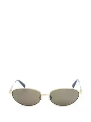 Jacquemus Oval-frame Sunglasses - Gold