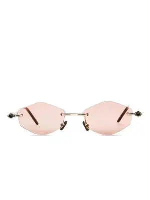 KUBORAUM Geometric Sunglasses - Pink