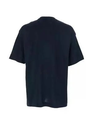 Giorgio Armani Cotton Interlock-jersey T-shirt - Blue