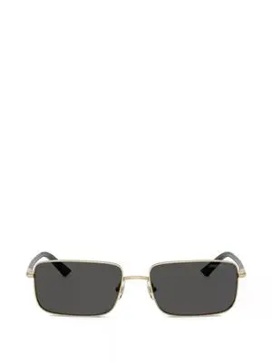 JIMMY CHOO Rectangular Sunglasses - Gold