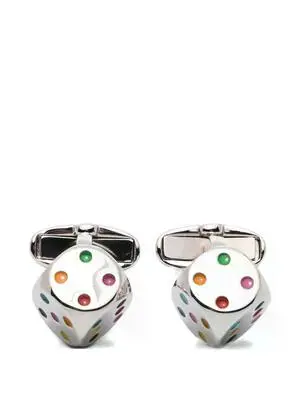 Paul Smith Dice Cufflinks - Silver