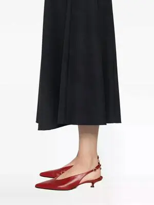 Alberta Ferretti A-line Midi Skirt