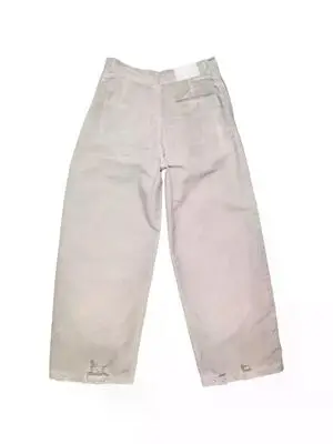 Acne Studios Mended Distressed Wide Leg Jeans