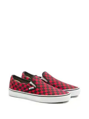 VANS X Valentino Checked Sneakers - Red