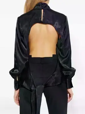 Vetements Open-back Turtleneck Top