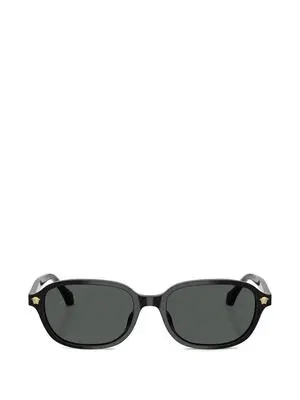 Versace Rectangle-frame Sunglasses - Black