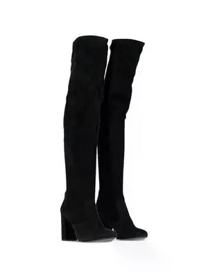 Saint Laurent Block-heel Knee-high Boots