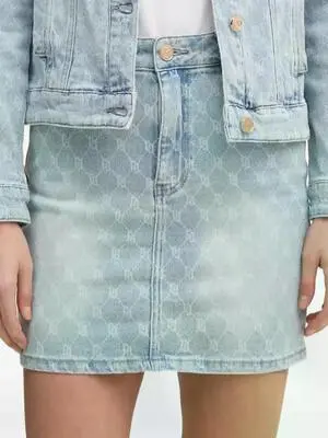 GAUDI Patterned Mini Skirt - Blue